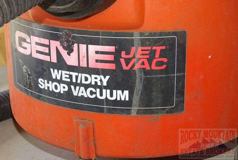 Genie Jet Vac Shop Vacuum. - Rocky Mountain Estate Brokers Inc.
