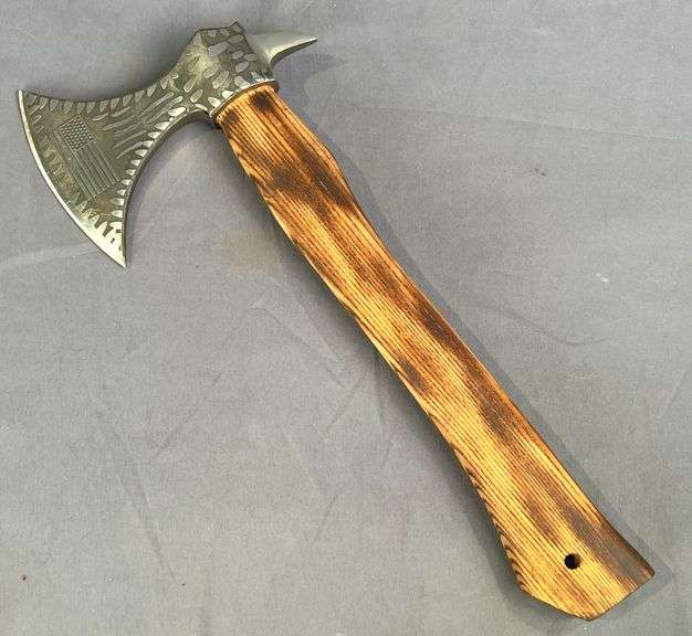 High Quality Custom Hand Made 18" Medieval Warrior Battle Axe with ...