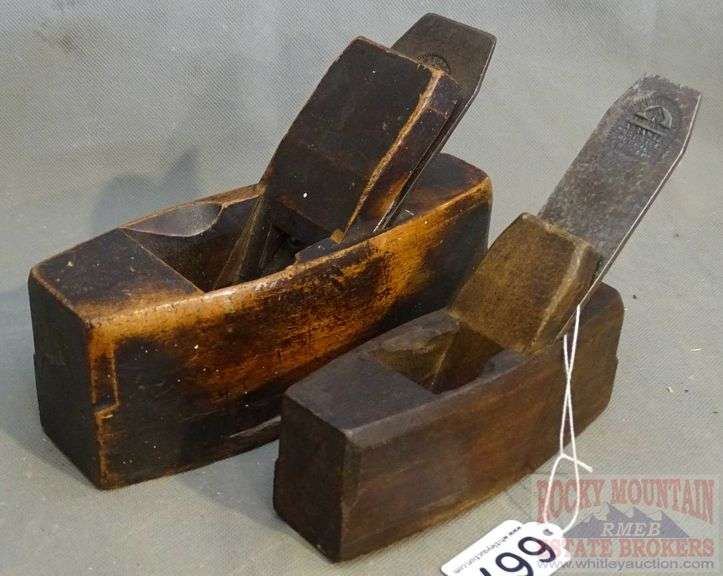 2 Antique Wood Block Planes. Largest Is 8" Long. - Rocky Mountain ...