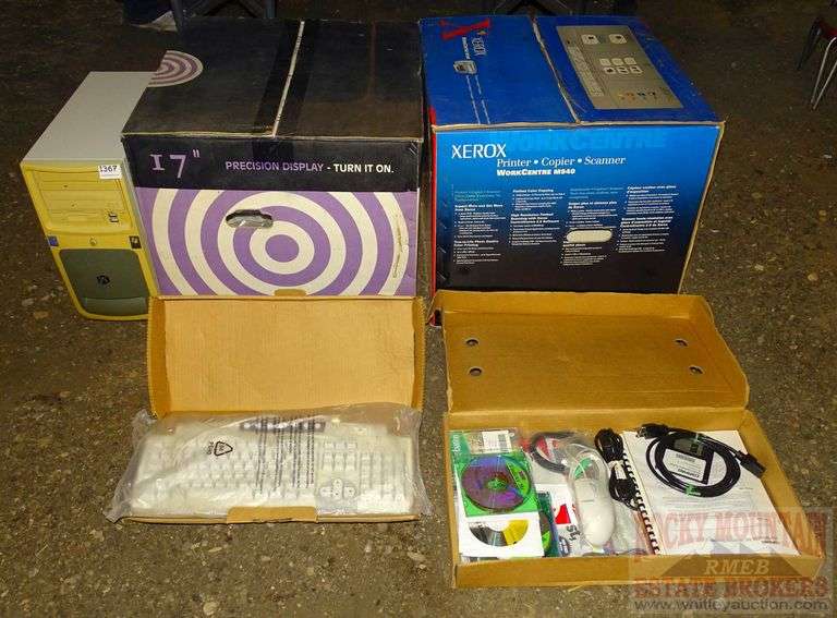 17" Precision Display in Box, Xerox WorkCentre Multi-Function Machine, Keyboards & More. All for ...