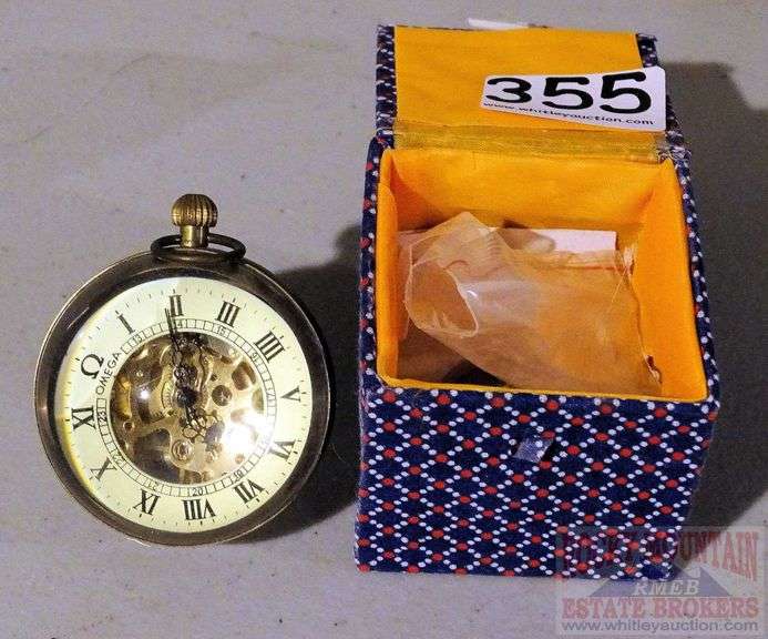 Neat Omega Crystal Ball Clock with Presentation Box. 3" High. - Rocky ...