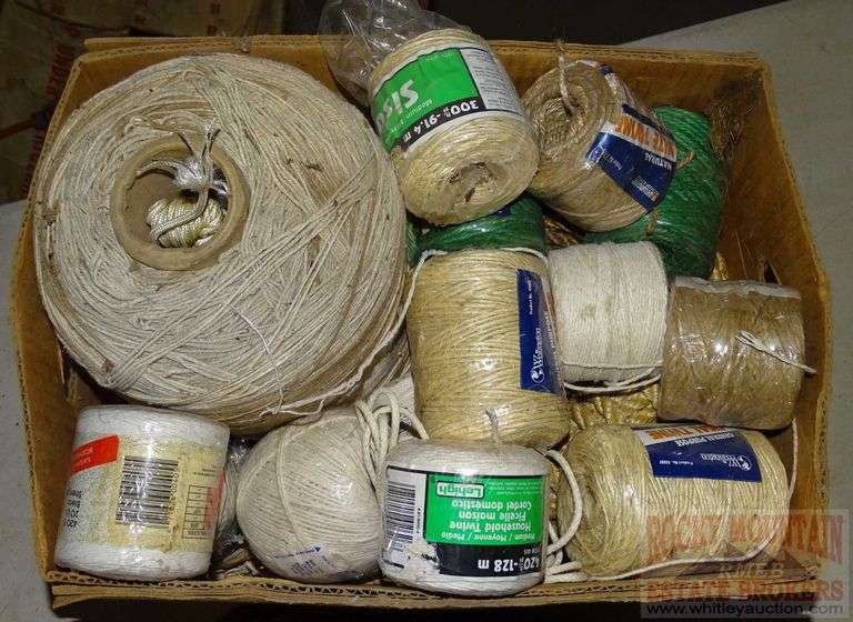 Large Box Full Of String, Twine, Rope & More. All for one money ...