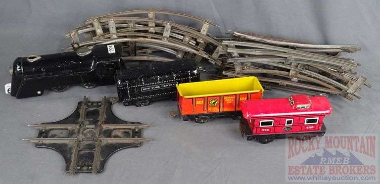 Vintage Marx Commodore Vanderbilt Tin Litho O-Gauge Train Set with ...
