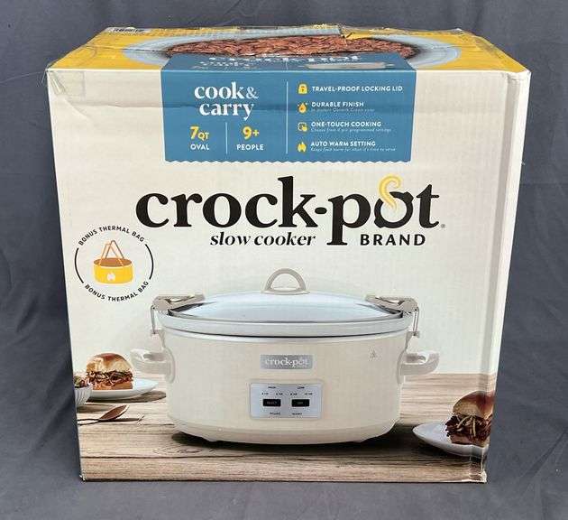 Brand New Crock-Pot Brand, 7 Qt. One Touch Slow Cooker. This is brand ...