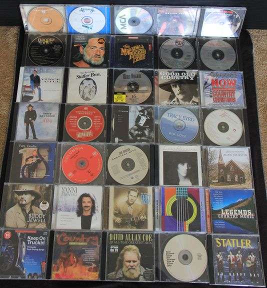 35 country music CD's, all for one money - Rocky Mountain Estate ...