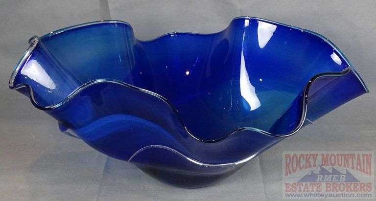 Fantastic Massive Susan Glass Hand Blown Studio Art Glass Free-Form ...