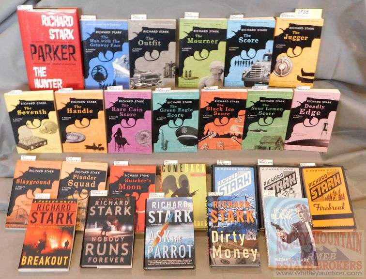 25 Asst. Richard Stark Crime Fiction "Parker" Novels. All for one money ...