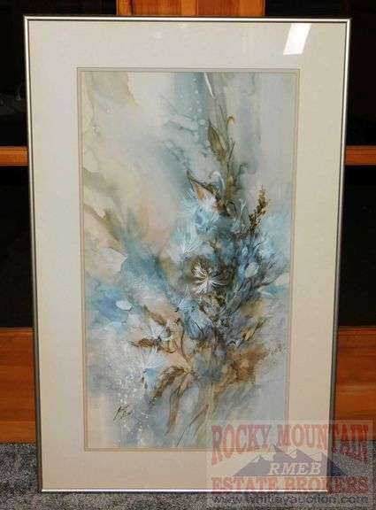 "Weedsong" Judith Snow Original Artist Signed Watercolor Painting in ...