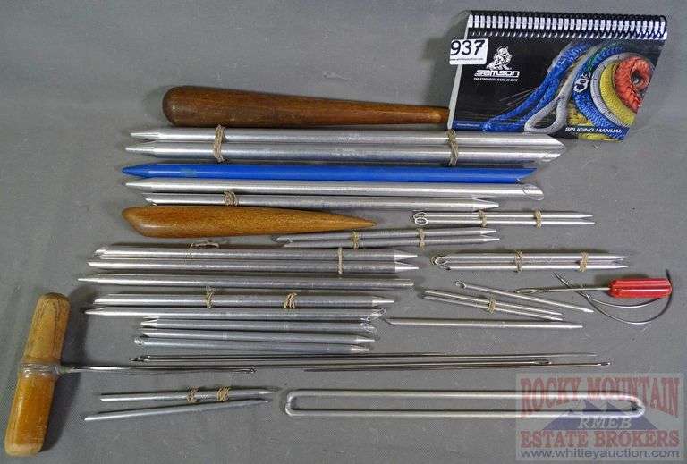 Asst. Samson Rope Splicing Tools & Manual. - Rocky Mountain Estate ...