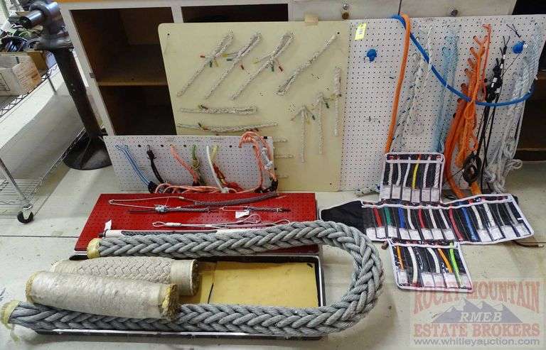 Asst. Rope Displays, Large Rope Samples & Salesman Samples Of Cable ...