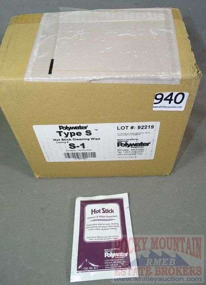 Brand New Full Box of Polywater Hot Stick Cleaner & Water Repellant ...