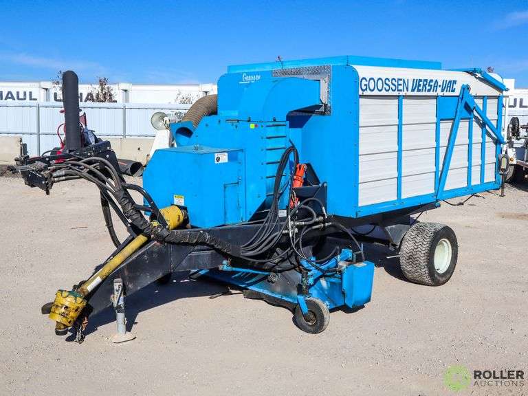 Goossen Versa-Vac VV2000 Towable Sweeper, PTO-Driven, S/N: 000392, Ball ...