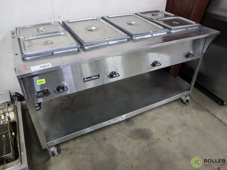Vollrath Serve Well 4-Bay Electric Steam Table - Roller Auctions