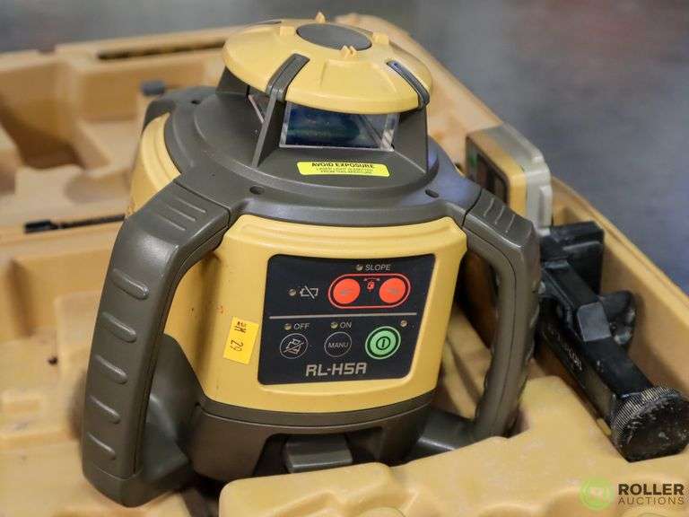Topcon RL-H5A Self Leveling Rotary Laser with LS-BOL Receiver - Roller ...
