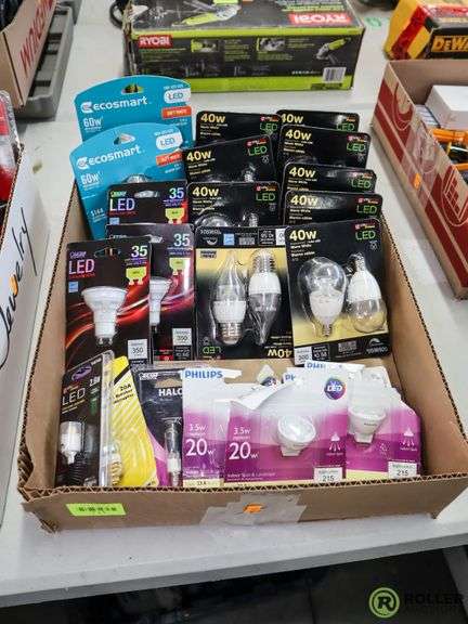 Assorted LED Light Bulbs - Roller Auctions