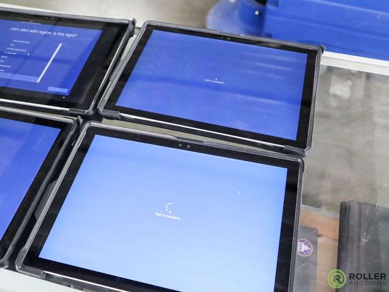 (4) Windows Surface Tablets with Chargers, 256GB, Unlocked - Roller ...