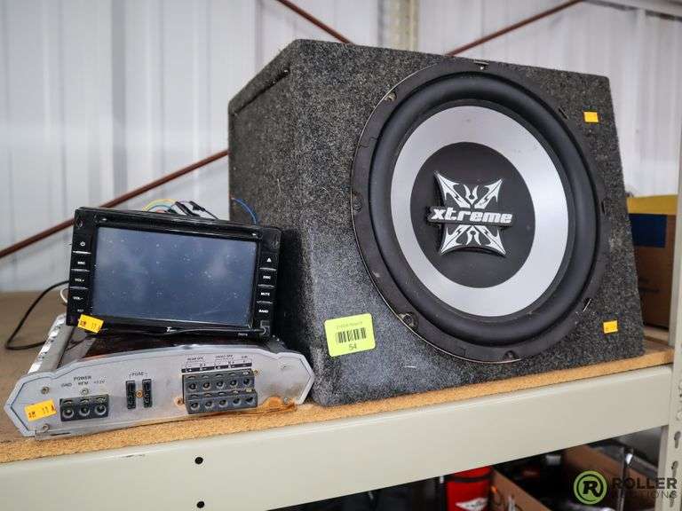 Extreme Subwoofer, Car Stereo and Amp - Roller Auctions