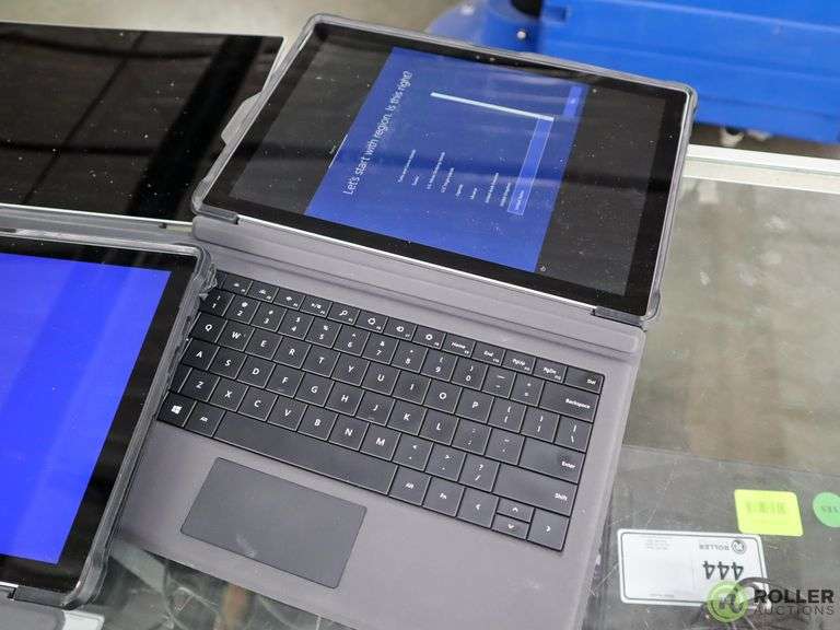(4) Windows Surface Tablets with Keyboards and Chargers, 256GB ...
