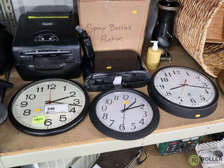 Paper Towel Dispensers, Laundry Hamper Basket, Wall Clocks and Décor ...