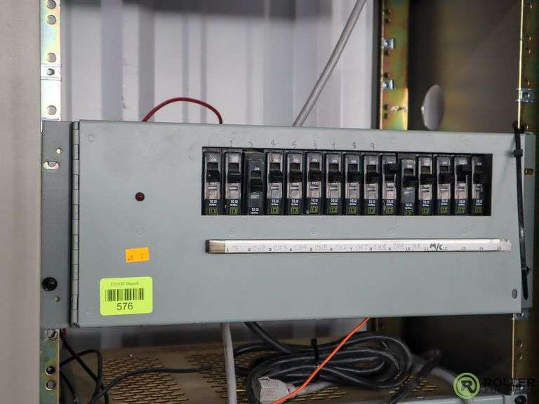 Server Rack with (2) Wilmore Series 1500DC-DC Converters and Ericsson ...