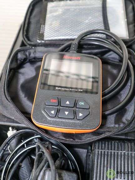 iCar Soft i930 Multisystem Scanner with Chargers and Adapters - Roller ...