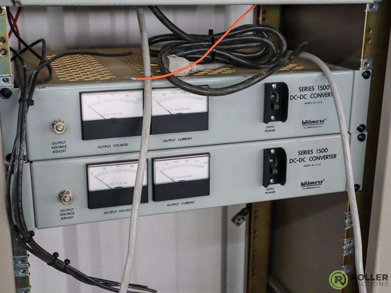 Server Rack with (2) Wilmore Series 1500DC-DC Converters and Ericsson ...