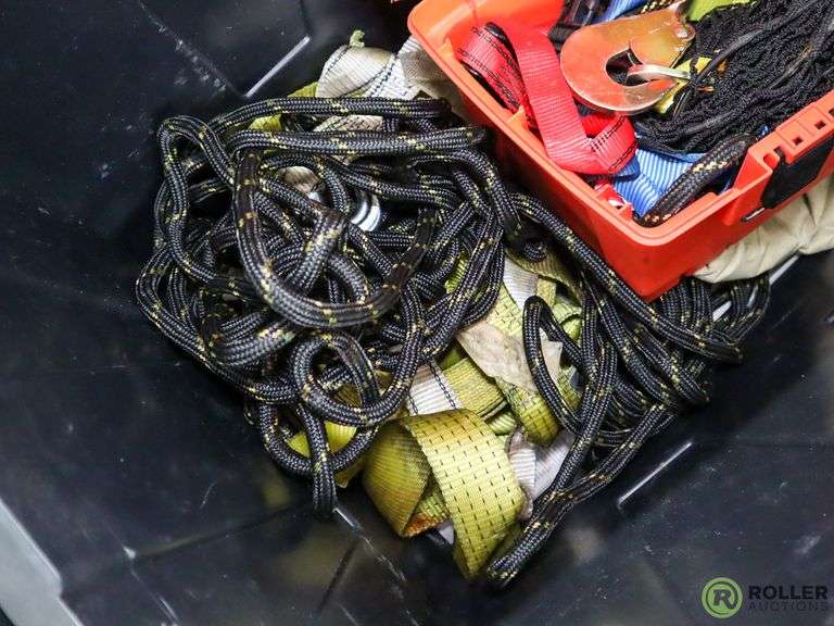 Storage Container with Climbing Rope and Straps - Roller Auctions