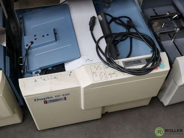 (2) Duplo DF-920 , Formax and Canon Printers - Roller Auctions