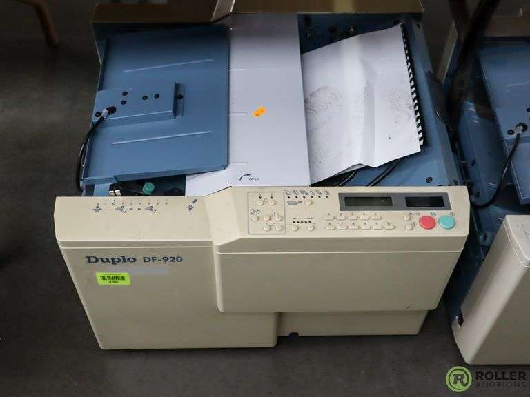 (2) Duplo DF-920 , Formax and Canon Printers - Roller Auctions