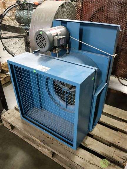 Blower Fan With Dayton Motor, 3ph, 1Hp - Roller Auctions