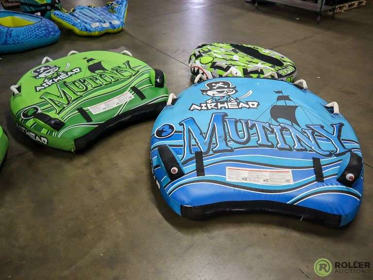 (2) Air Head Mutiny 3-Person and West Marine 2-Person Tow Behind ...