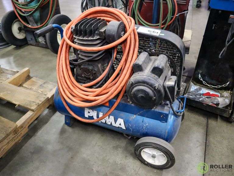 Puma Horizontal Air Compressor - Roller Auctions
