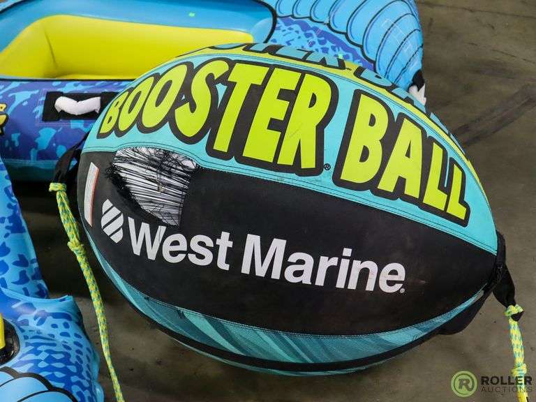 (2) Air Head Tow Behind Inflatables and West Marine Booster Ball ...