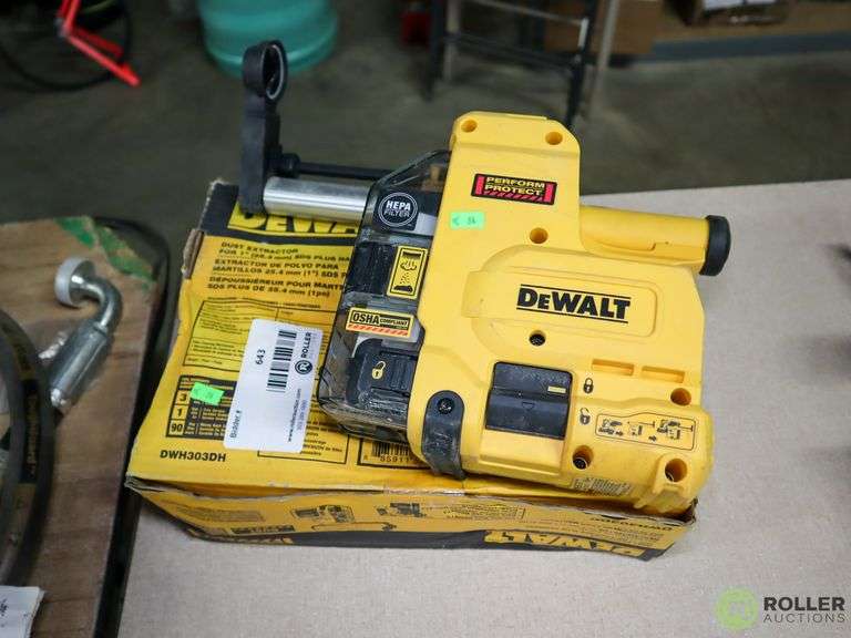 (2) DeWalt DWH303DH Dust Extractors - Roller Auctions