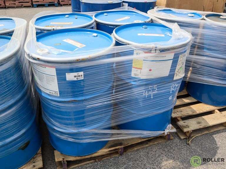 (4) 400-Lbs of Chevron Rykon Premium Grease EP NLGI2 - Roller Auctions