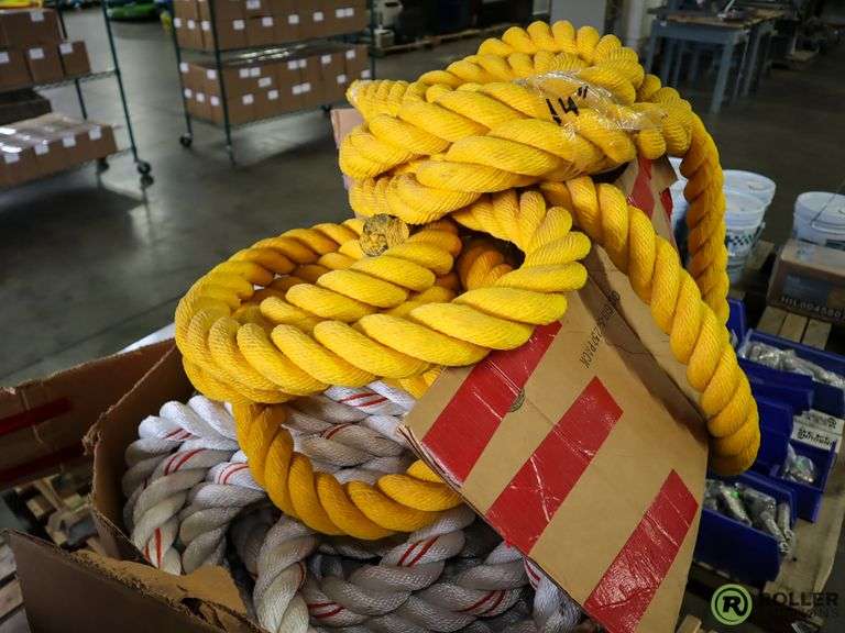 Pallet of Rope, Assorted Colors, Lengths and Sizes - Roller Auctions