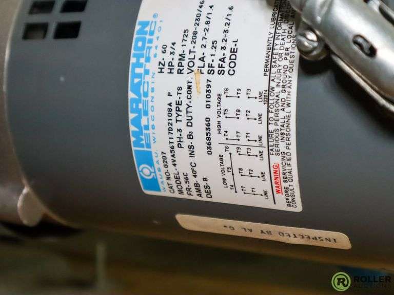 Raynor Garage Doors RGJH443 SR2 Motor, 3ph, 460V - Roller Auctions