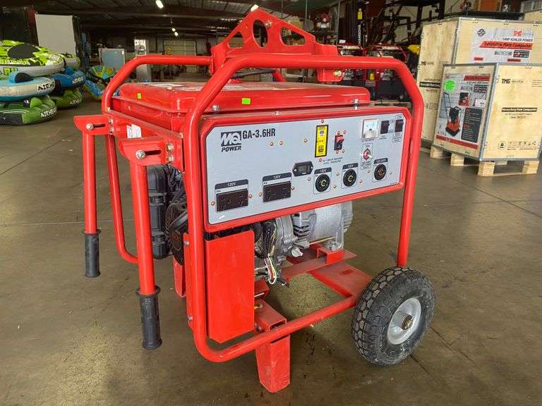 New Multiquip GA-3.HR Generator, 3600 Watts, Honda GX240 Gas Engine ...