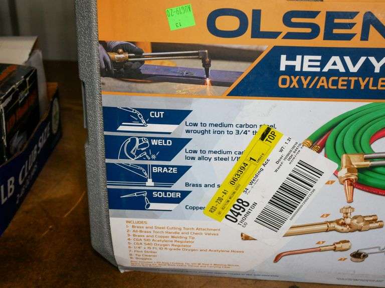 Olsen 63394 Heavy Duty Oxy/Acetylene Welding Kit - Roller Auctions