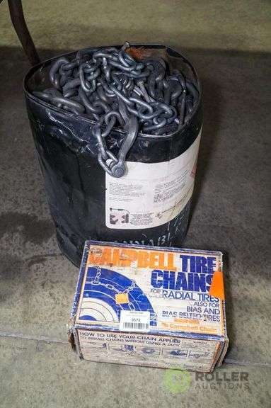 Assorted Chains and Campbell Tire Chains - Roller Auctions