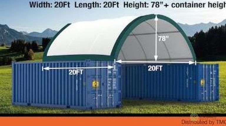 New TMG Industrial TMG-2020 CST 2020 Container Roof Shelter - Roller ...