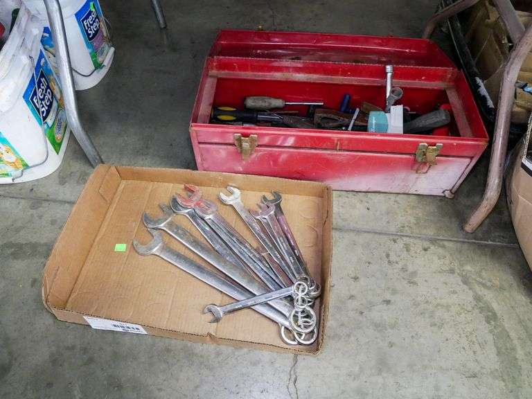 Tool Box with Hand Tools - Roller Auctions