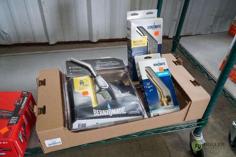 Tray of New Bernz-O-Matic Trigger Start Hose, Max Heat Torch and Jumbo ...