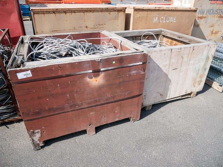 (2) Pallets of Wire Rope - Roller Auctions