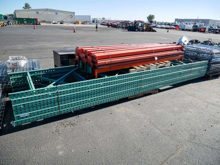 Pallet Racking, Uprights 16ft, Cross Members 8ft - Roller Auctions