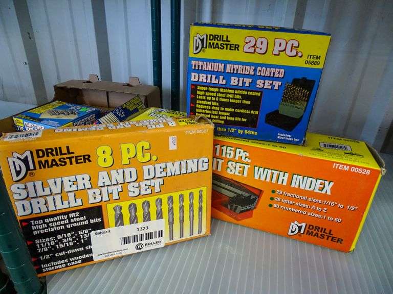 (3) Drill Bit Sets - Roller Auctions
