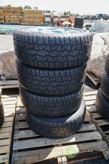 (4) Back Country All Terrain 275/55R20 Tires with Kings Ranch Wheels ...