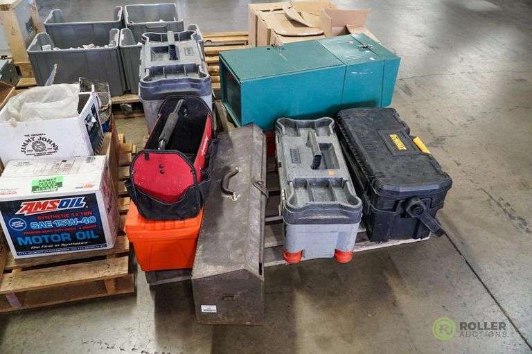 Pallet of Tool Boxes - Roller Auctions