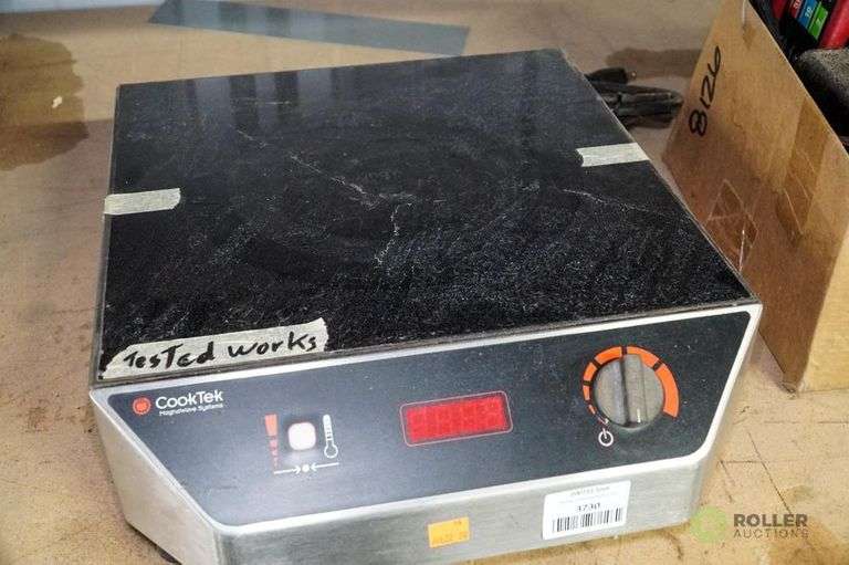 CookTek MC1800 Induction Cooktop - Roller Auctions