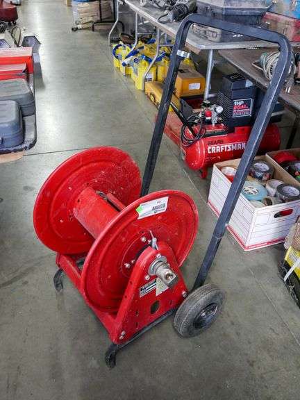 ReelCraft Hose Reel with Cart - Roller Auctions